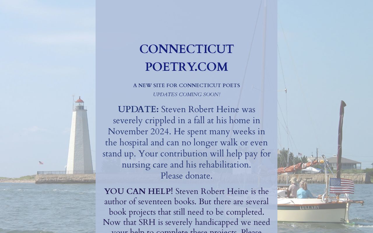 Connecticut Poetry dot com.